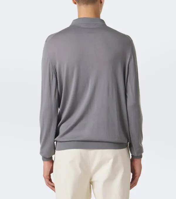 Kiton Wool Polo Sweater