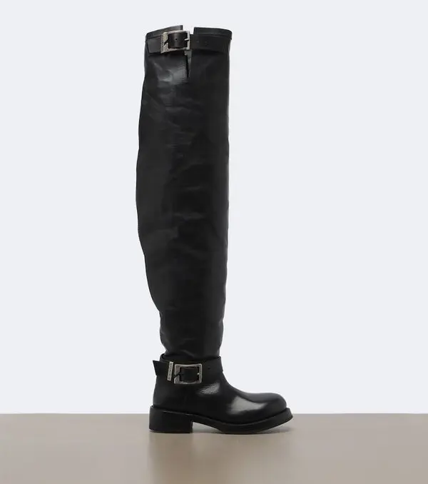 Balenciaga Leather Over-the-knee Boots