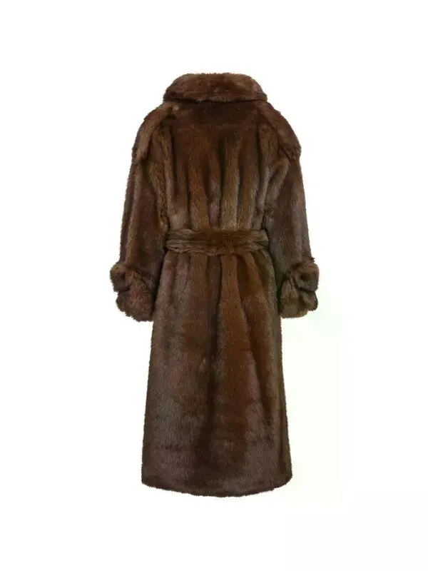 BB COUTURE Farrah Faux-fur Trench Coat