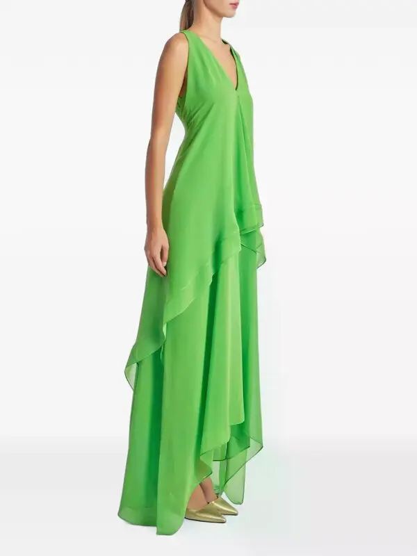IRINA SCHROTTER Liko Layered Asymmetric Maxi Dress