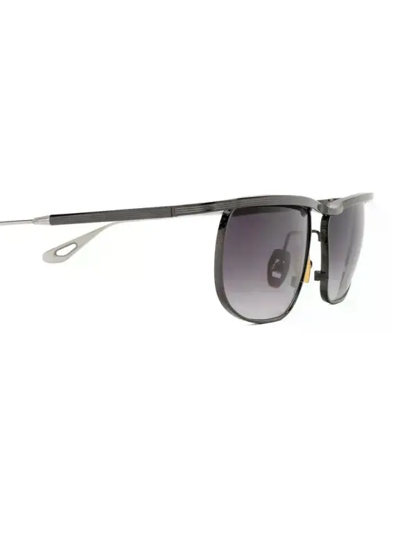 JACQUES MARIE MAGE Melville Square-frame Sunglasses