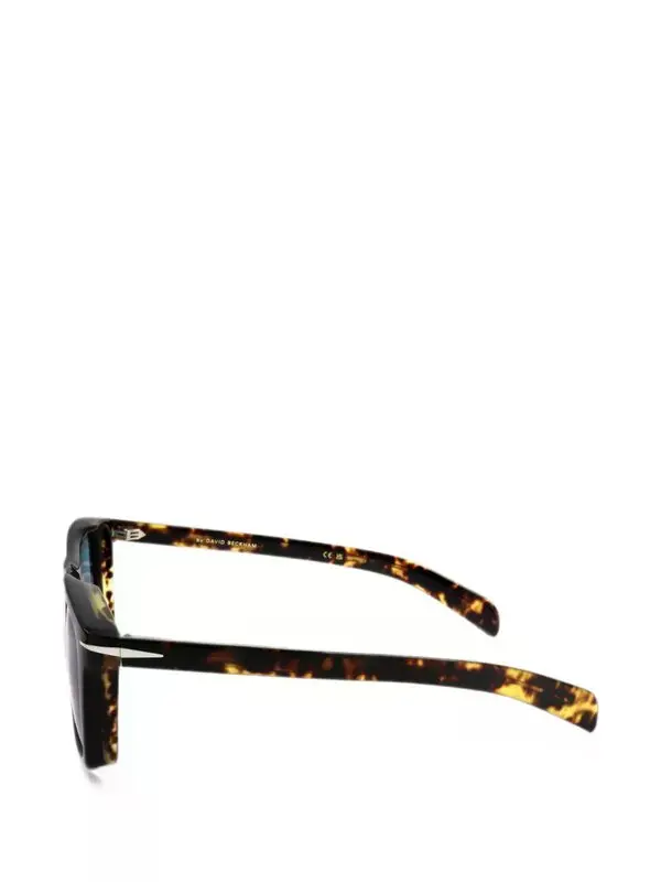 DB EYEWEAR BY DAVID BECKHAM Tortoiseshell-effect Square-frame Sunglasses