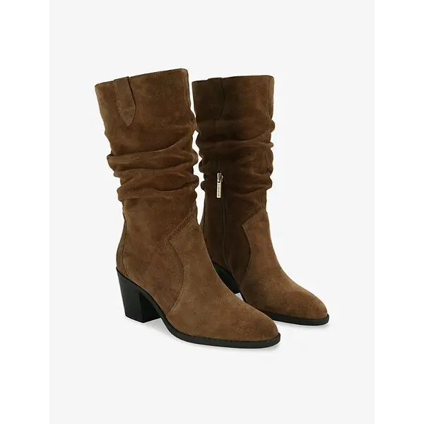 Carvela Salvetti Slouch Suede Calf-length Boots