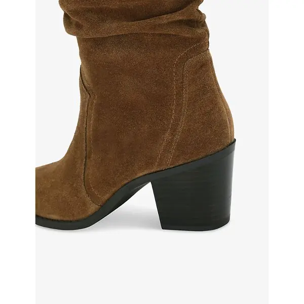 Carvela Salvetti Slouch Suede Calf-length Boots