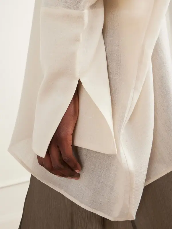 RUOHAN Kael Asymmetric Cotton-gauze Shirt