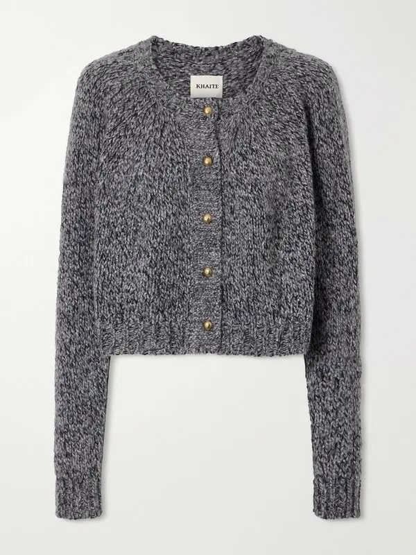 Khaite Niels Cashmere And Silk-blend Cardigan