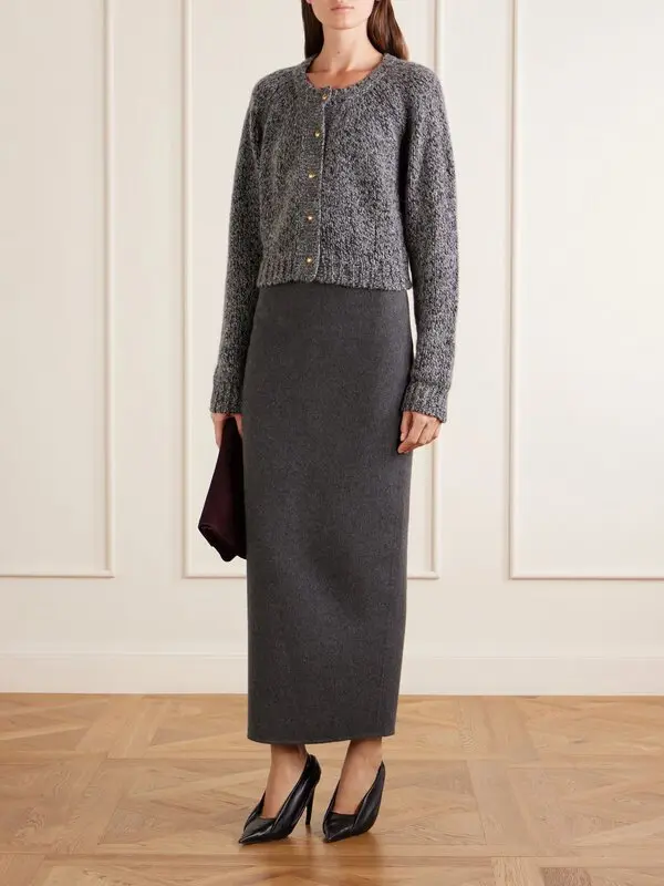 Khaite Niels Cashmere And Silk-blend Cardigan