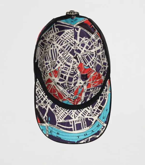 Burberry Nylon London Map Baseball Cap