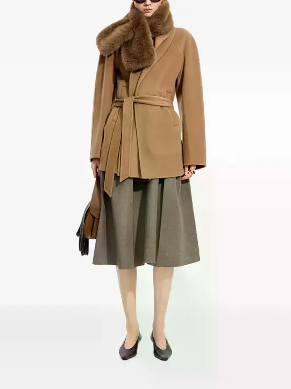 JNBY Belted Shawl-collar Coat