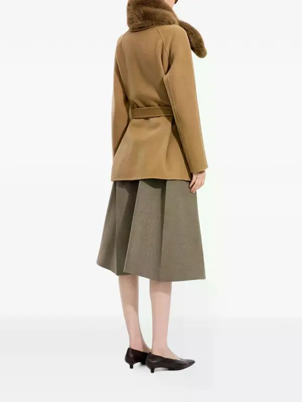 JNBY Belted Shawl-collar Coat