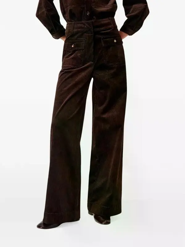 SESSUN Manhastreet Corduroy Trousers - Brown