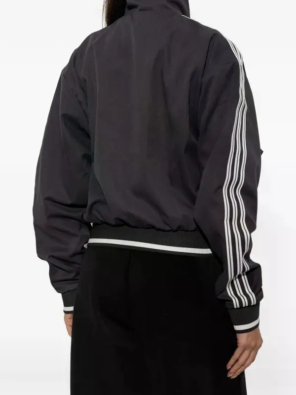 Adidas Logo-embroidered Striped Jacket