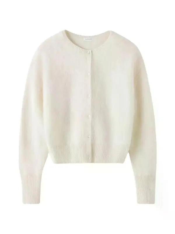Almada Label Coco Brushed Cardigan - Neutrals