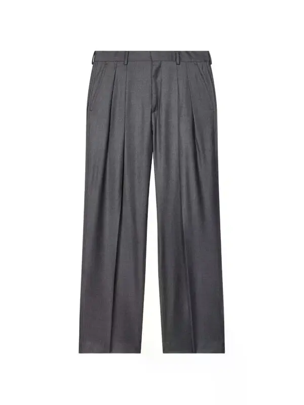 Paul Smith Pin-dot Pleated Trousers - Grey