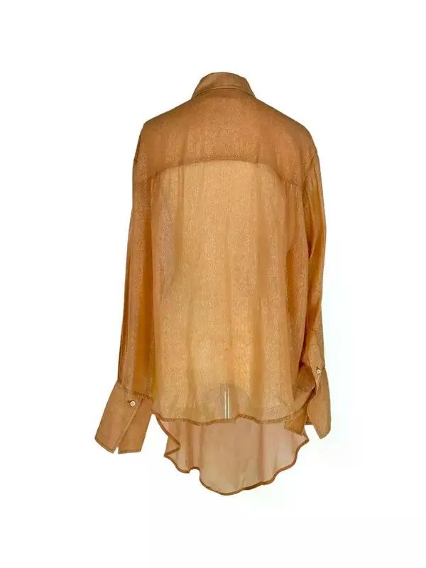 Victoria Beckham Glitter Long-sleeve Shirt
