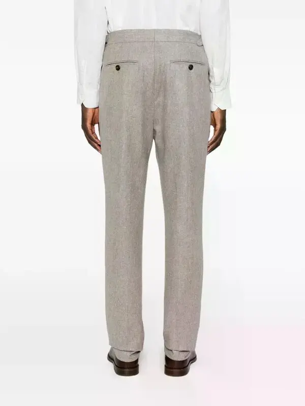 Brunello Cucinelli Pleated Straight-leg Trousers