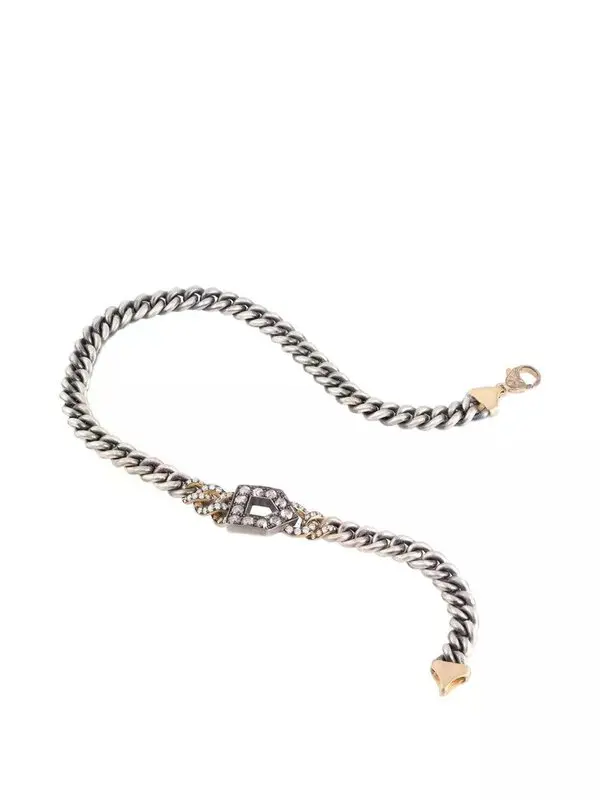 SYLVA & CIE Embellished Diamond Double Wrap Bracelet