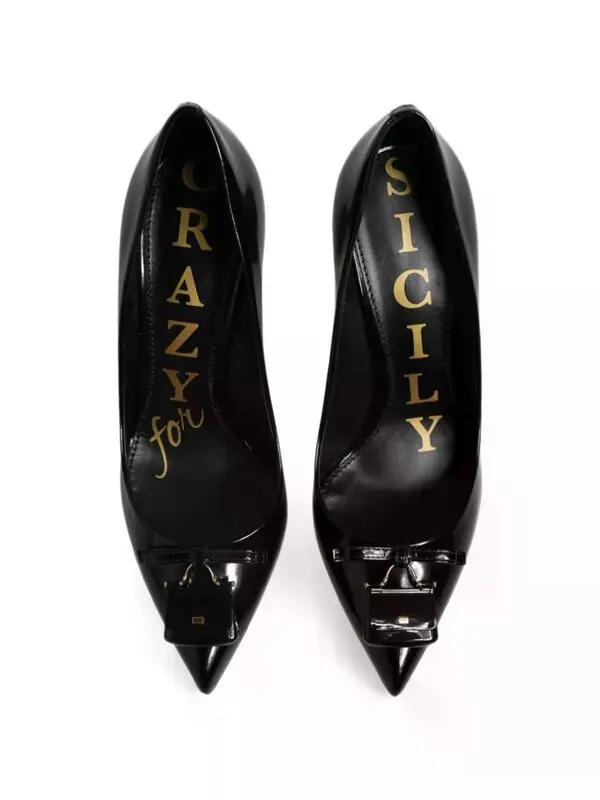 Dolce & Gabbana Sicily Bag-embellished Pointed-toe Pumps