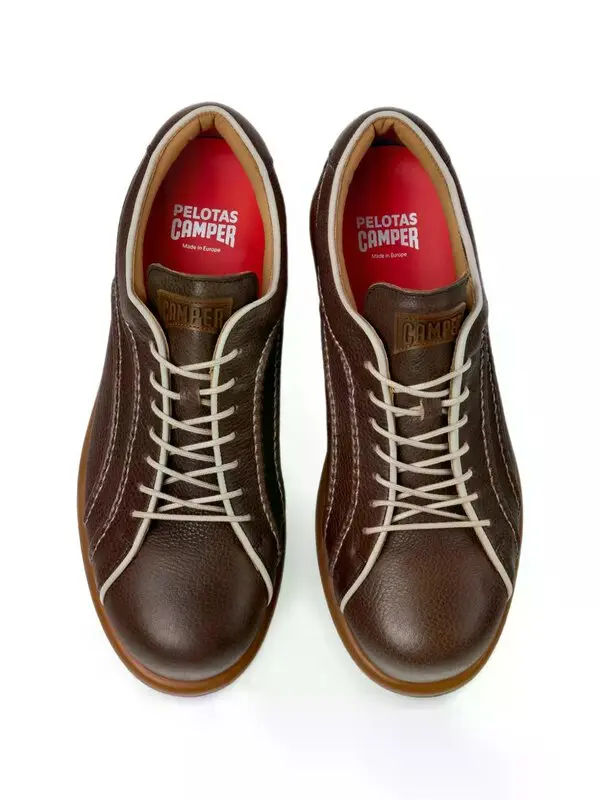 Camper Pelotas Leather Low-top Sneakers - Brown