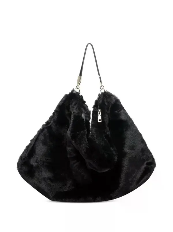 Liu Jo Faux-fur Tote Bag - Black