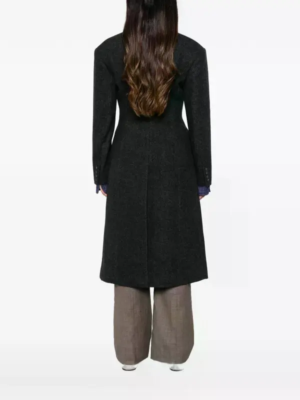 GANNI Notched-lapel Single-breasted Coat