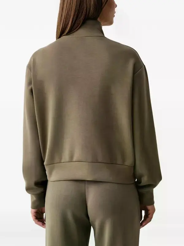 Guess Logo-plaque Zip-up Hoodie