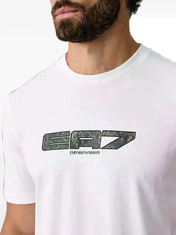 EA7 Logo-print T-shirt