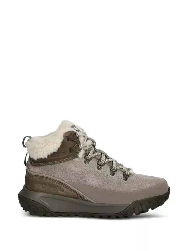 Columbia Faux-fur Trim Lace-up Boots - Neutrals