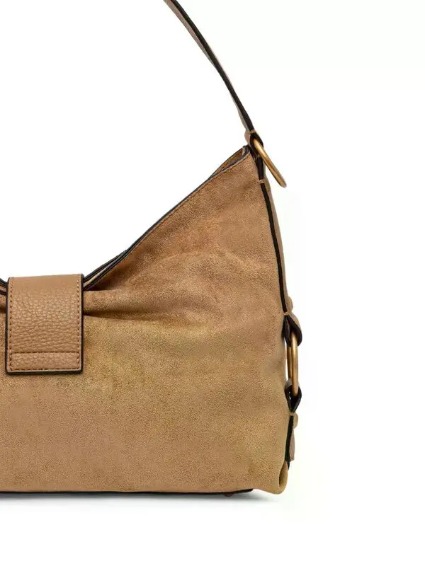 Guess Camden Logo-plaque Suede Tote Bag