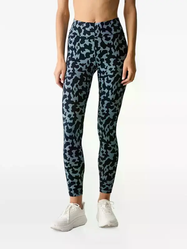 CASALL Essential Camouflage-print Leggings - Blue