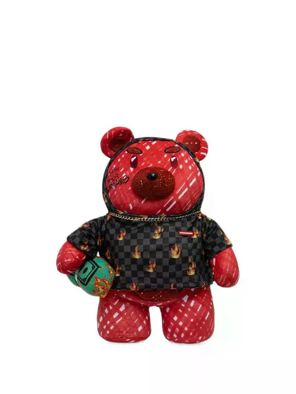 SPRAYGROUND Bear-shape Backpack - Red