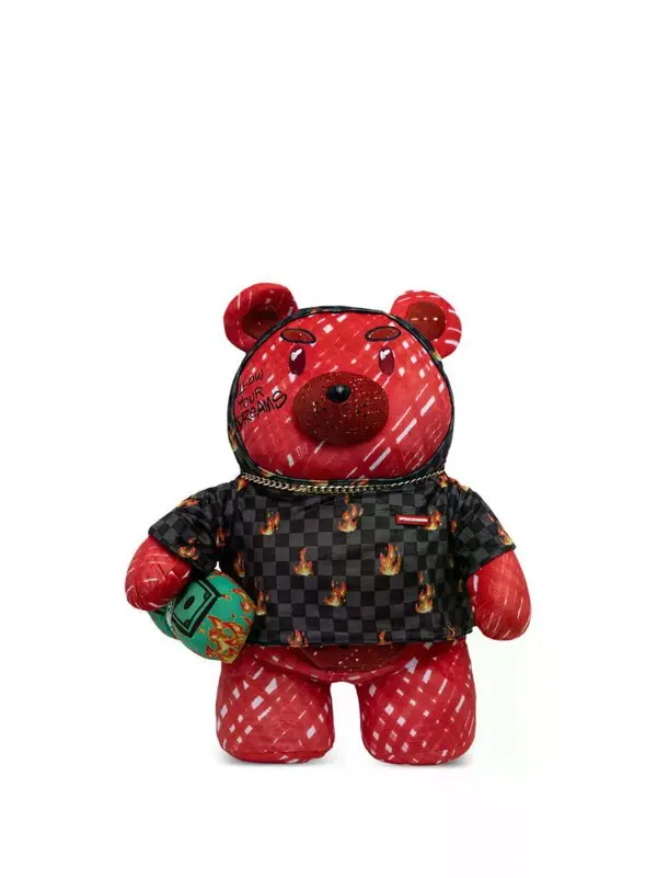 SPRAYGROUND Bear-shape Backpack - Red