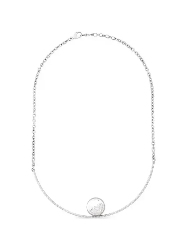 Moritz Glik Bambole Diamond Necklace - Silver