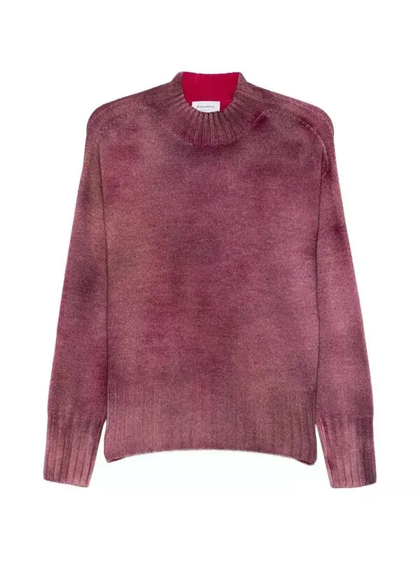 AROVESCIO Long-sleeve Ribbed-trim Sweater