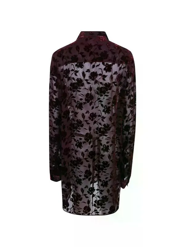 ANN DEMEULEMEESTER Elisabeth Floral-devoré Shirt