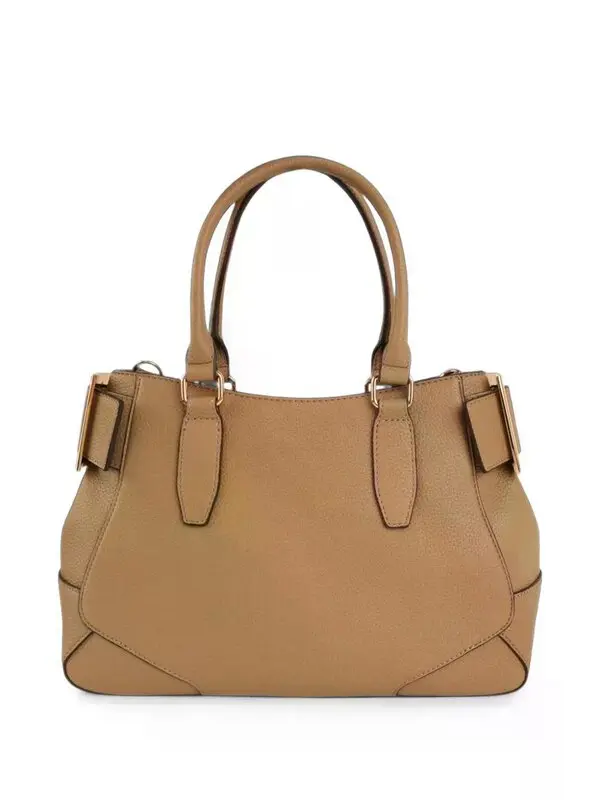 Moschino Grained Buckle-detail Tote Bag