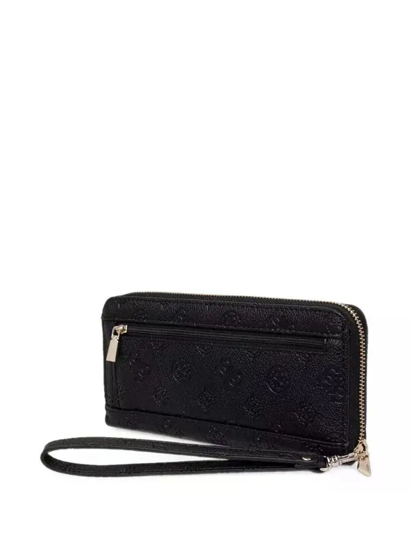 Guess 4g Monogram-embossed Zip-around Wallet
