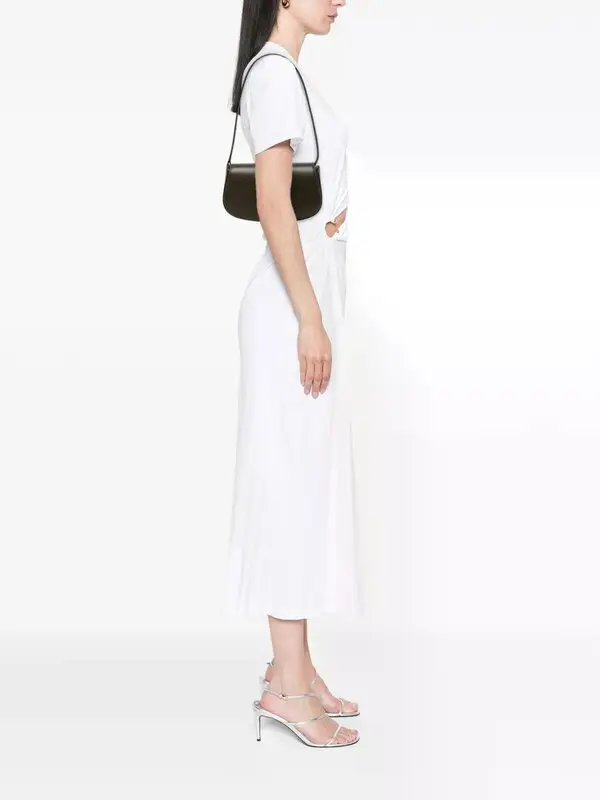 Saint Laurent 2024 Mini Calfskin Monogram Voltaire Shoulder Bag - Brown
