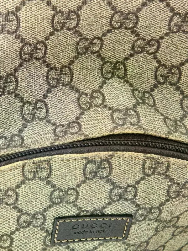 Gucci Front Pocket Gg Coated Canvas Small Backpack
