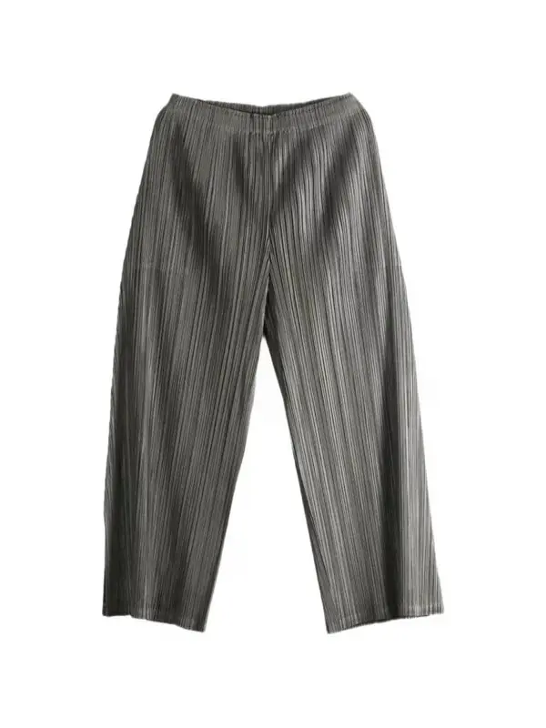 Issey Miyake Pleated Straight-leg Trousers