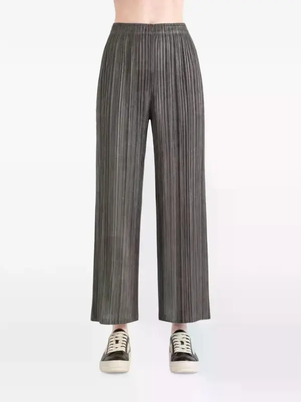 Issey Miyake Pleated Straight-leg Trousers