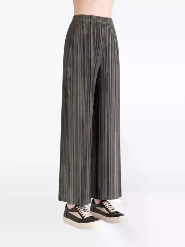 Issey Miyake Pleated Straight-leg Trousers