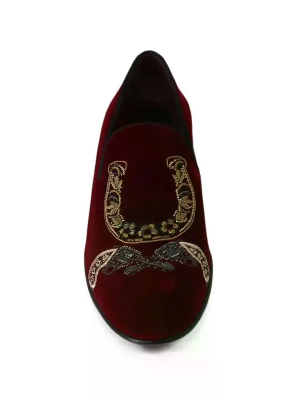 Dolce & Gabbana Embroidered Loafers