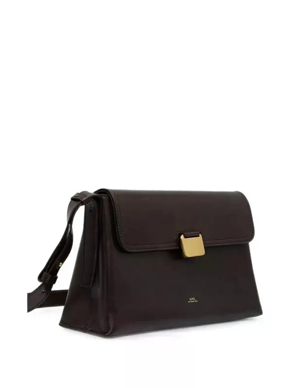 A.p.c. Logo-print Leather Cross Body Bag