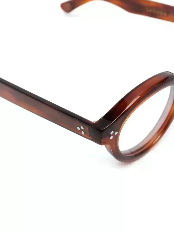 LESCA Round-frame Optical Glasses