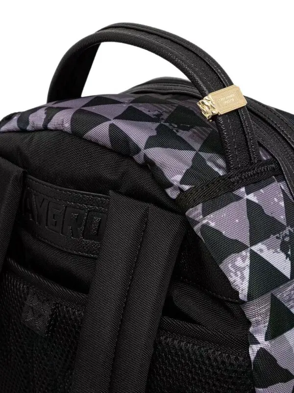 SPRAYGROUND Geometric-print Shark-mouth Backpack