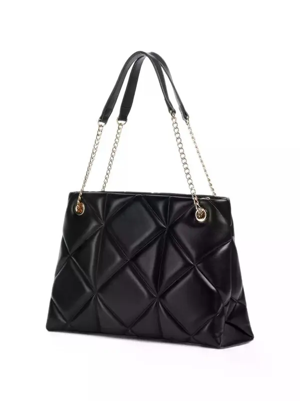 Moschino Quilted Logo-plaque Tote Bag