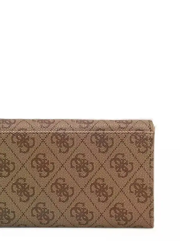 Guess Yvonne Monogram-print Logo-plaque Wallet