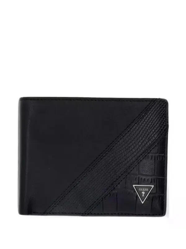 Guess Torino Crocodile-effect Leather Wallet
