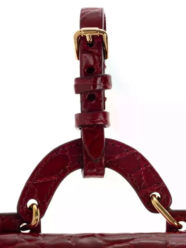 Dolce & Gabbana Croc-effect Leather Card Holder